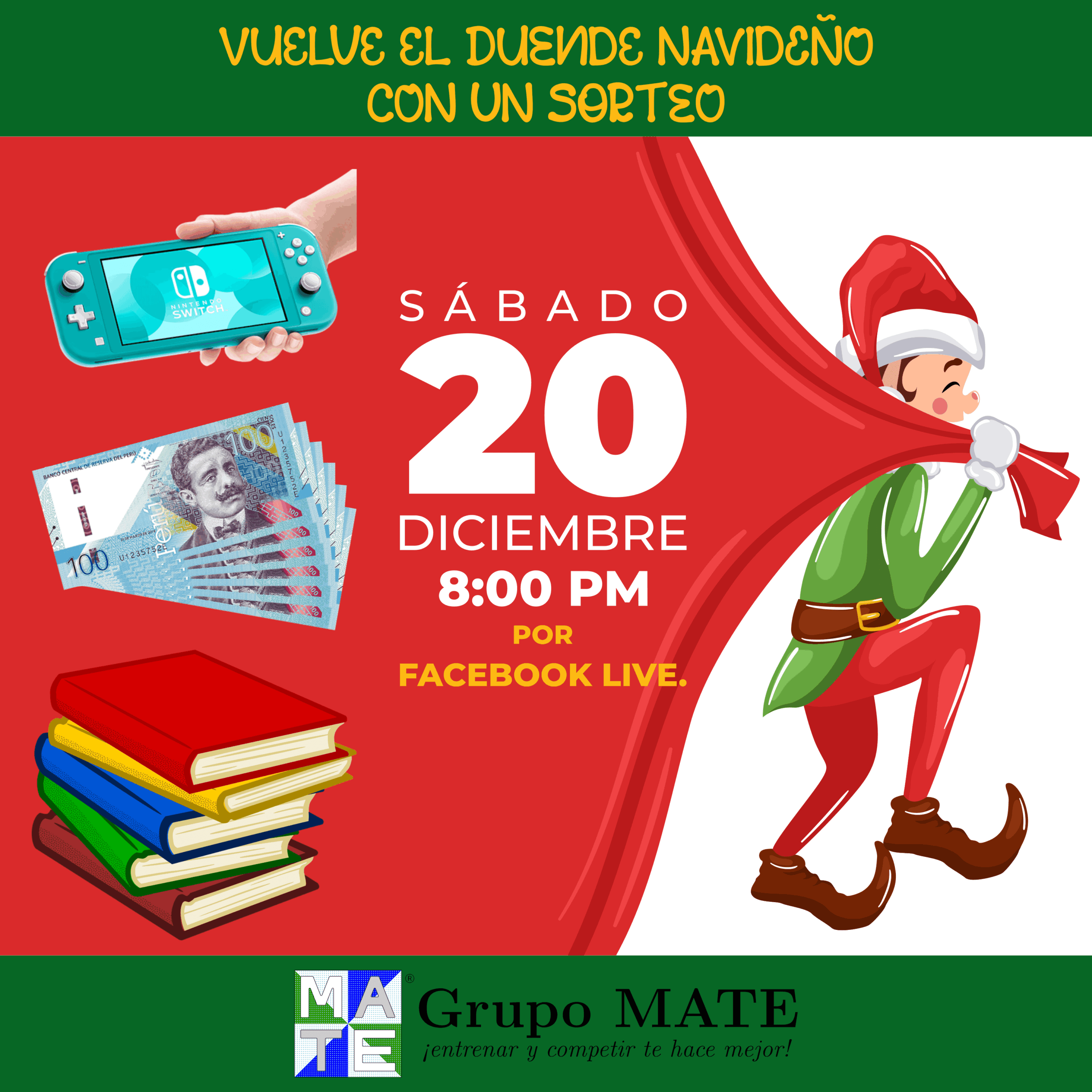 Sorteo del Duende Navideño 2025 – Grupo Mate
